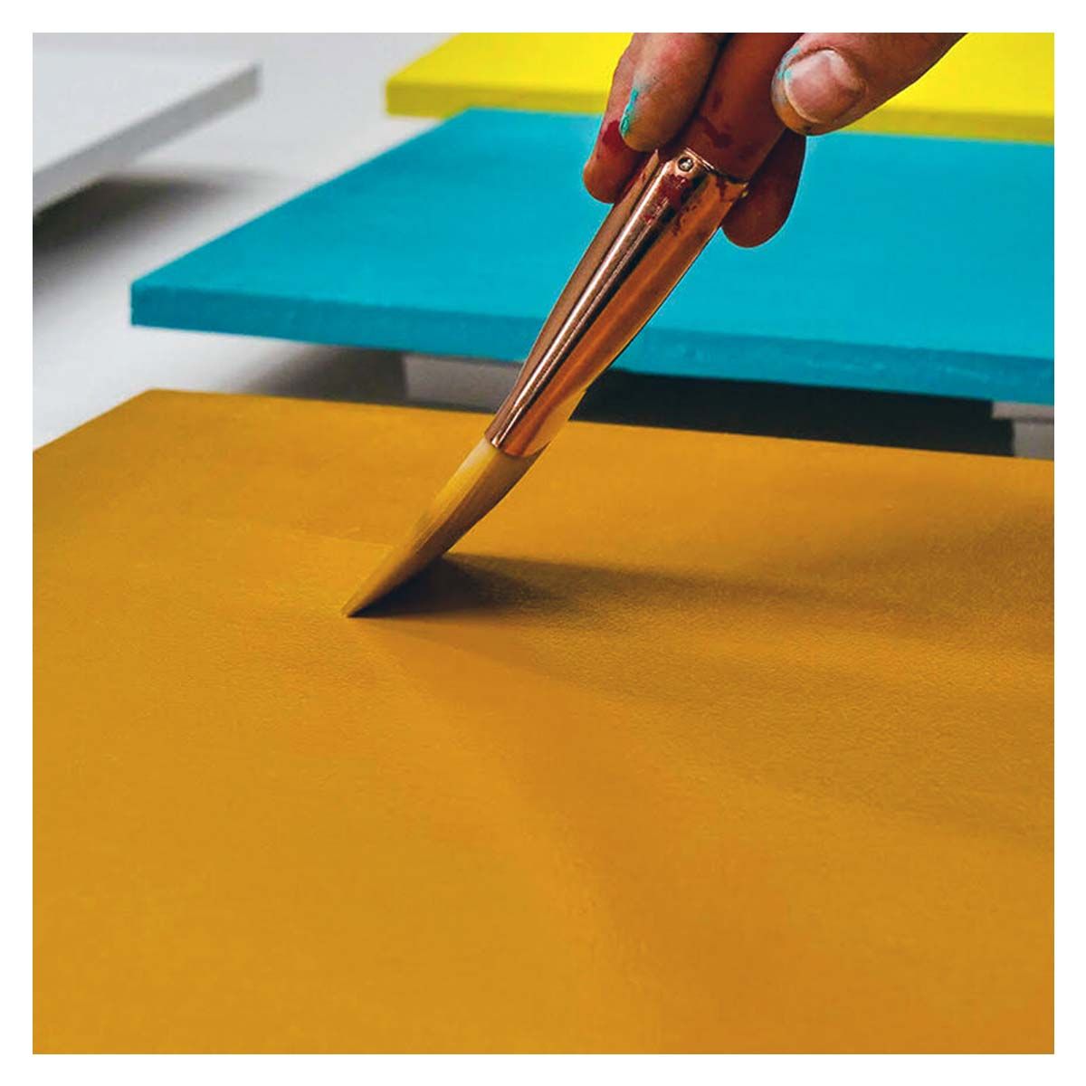 GOLDEN SoFlat Matte Acrylic - Light Orange, 4oz Jar | Jerry's Artarama