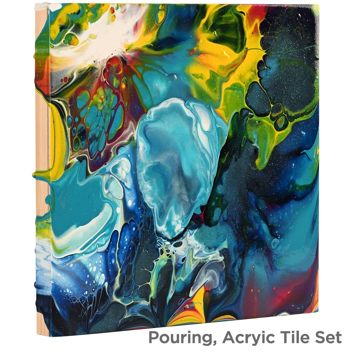 Turner Acryl Gouache w/ Golden Medium Acrylic Tile Pouring Set | Jerry ...