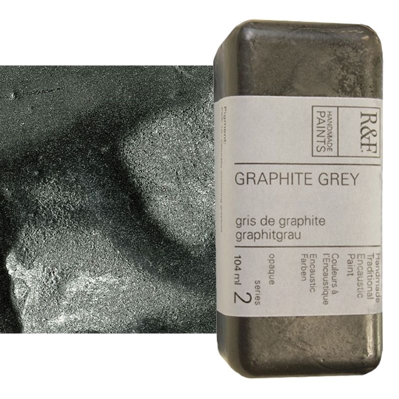 R&F Encaustic Handmade Paint 104 ml Block - Graphite Grey | Jerry's ...