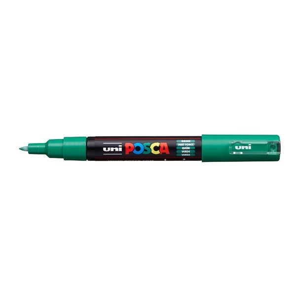 Posca Paint Marker, Green, X-Fine Tip Marker | Jerry's Artarama