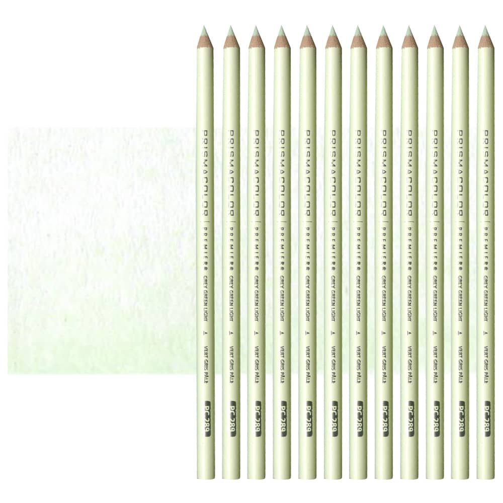 Prismacolor Premier Colored Pencil PC289 Grey Green Light (Set of 12 ...