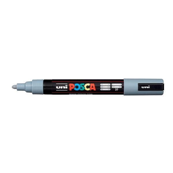 Posca Paint Marker, Grey, Medium Tip Marker | Jerry's Artarama