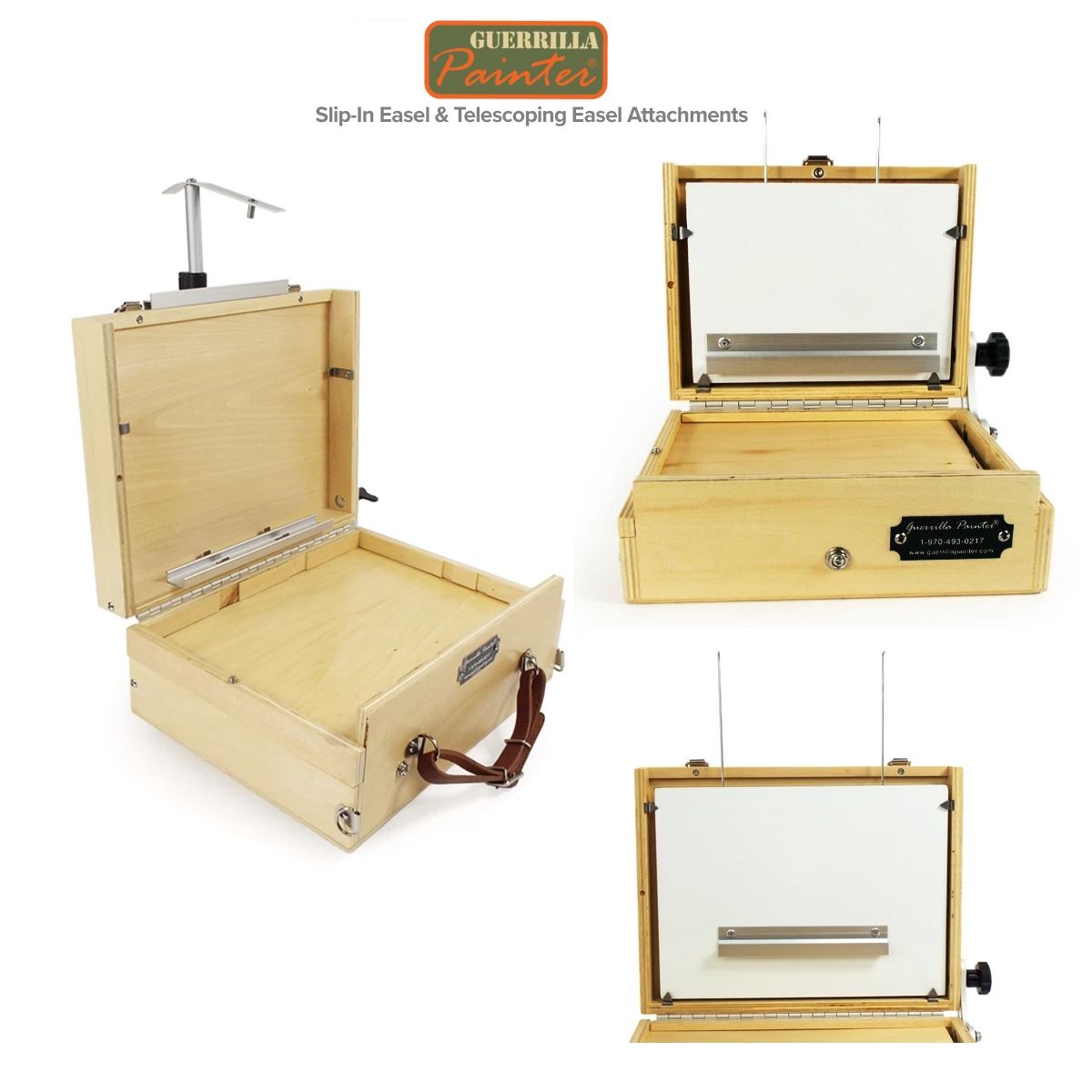 Guerrilla Painter Slip-in Easel & Telescoping Easel Accessories | Jerry ...