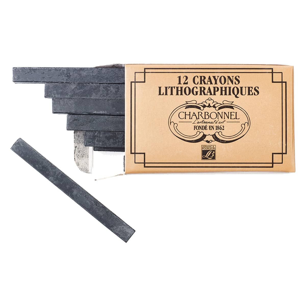 Charbonnel Lithographic Crayon - No1 Hard Black, 12 Count | Jerry's ...