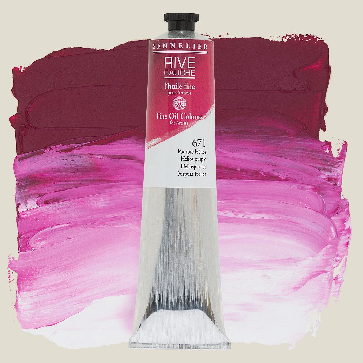 Sennelier Rive Gauche Oil 200Ml Helios Purple | Jerry's Artarama
