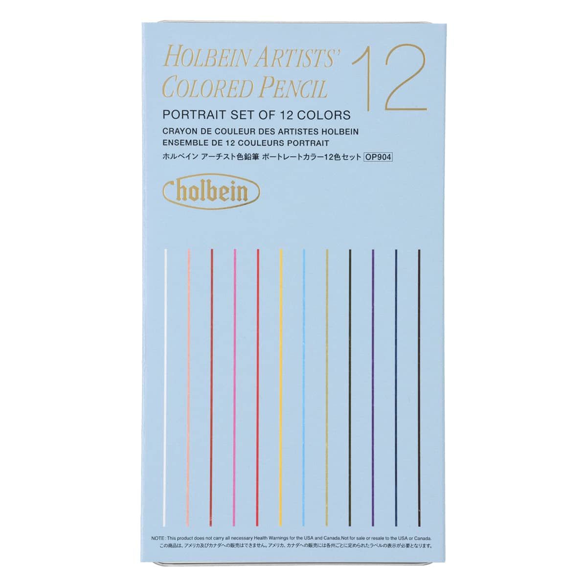 Holbein Artist Colored Pencil Set of 12 - Portrait Colors | Jerry's ...