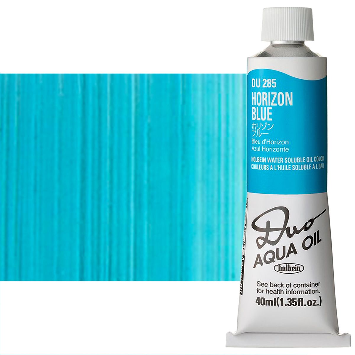 Holbein Duo Aqua Water-Soluble Oil Color 40 ml Tube - Horizon Blue ...