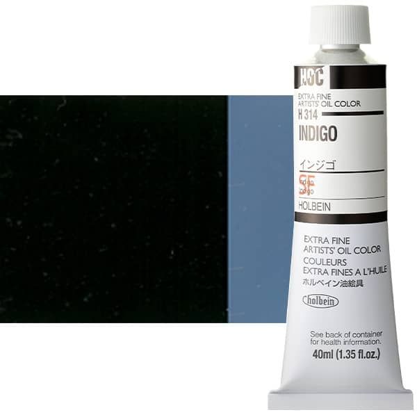 Holbein Extra-Fine Artists' Oil Color 40 ml Tube - Indigo | Jerry's ...