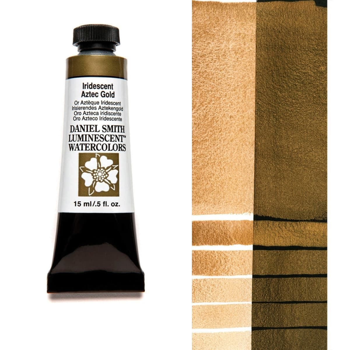 Daniel Smith Extra Fine Watercolor - Iridescent Aztec Gold, 15 ml Tube ...