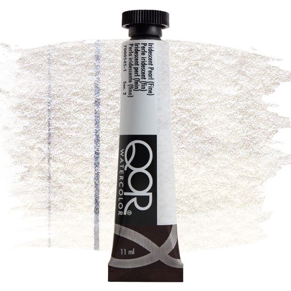 QoR Watercolor Paint - Iridescent Pearl Fine, 11ml Tube | Jerry's Artarama