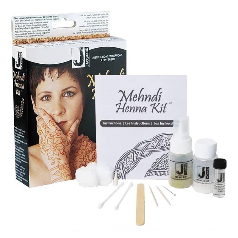 Jacquard Mehndi Henna Kit, Tattoo Body Art | Jerry's Artarama