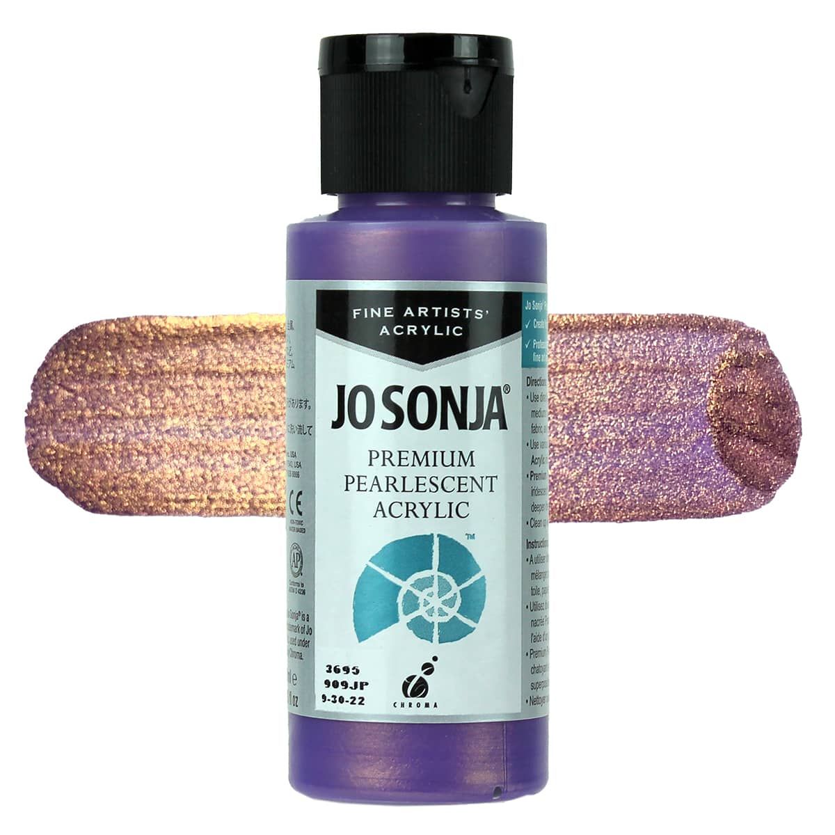 Jo Sonja Premium Acrylic - Pearlescent Red Violet, 2oz Bottle | Jerry's ...