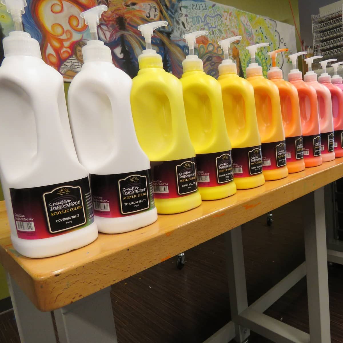 Acrylic Paint 1.8 Liter Jugs | Creative Inspirations | Jerry's Artarama
