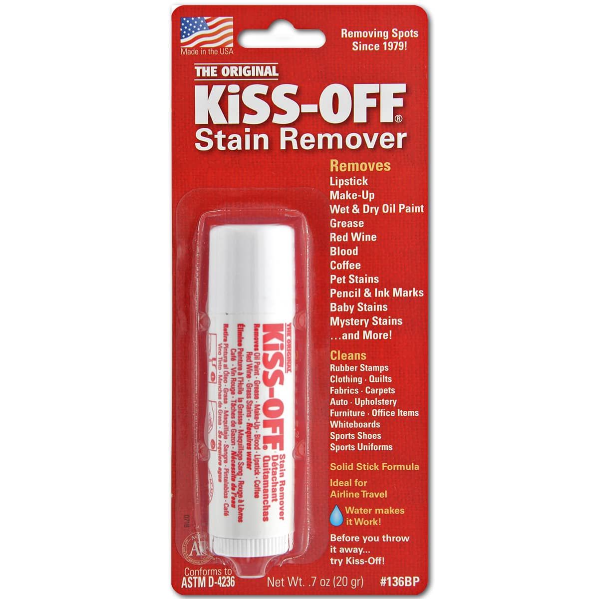 Kiss-Off Stain Remover, 7oz Stick | Jerry's Artarama