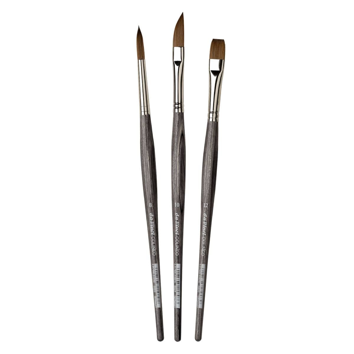 Colineo Synthetic Kolinsky Watercolor Brush Gift Box Set of 3 | Jerry's ...