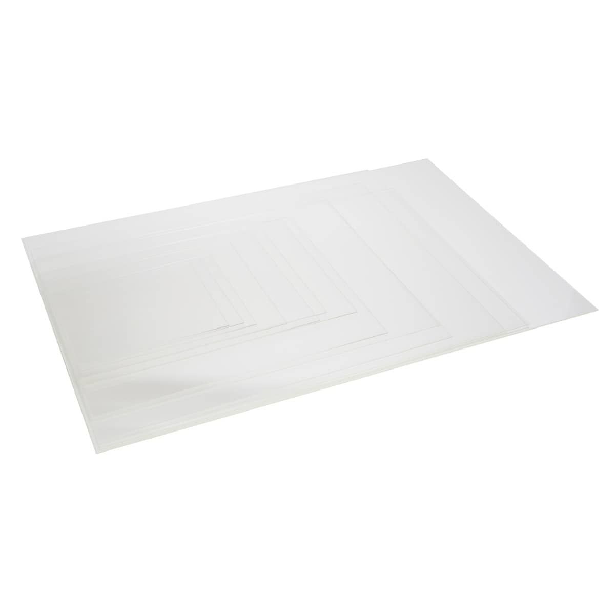 Krystal Clear Acrylic Glazing 2mm 18"x24" (25 Box) | Jerry's Artarama