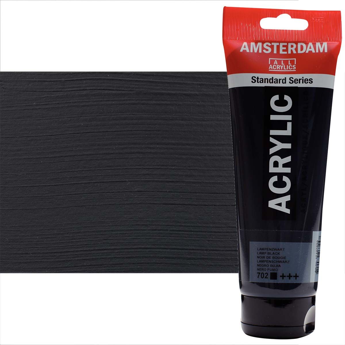 Amsterdam Standard Series Acrylic Paint - Lamp Black, 250ml Tube ...