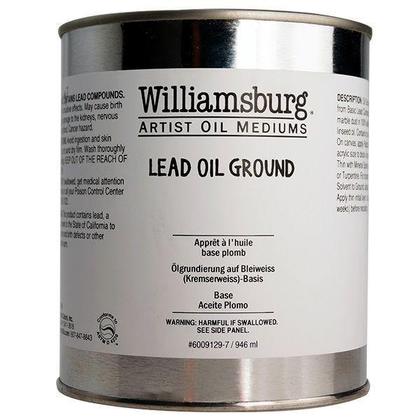 Williamsburg Lead Oil Ground 32 oz | Jerry's Artarama