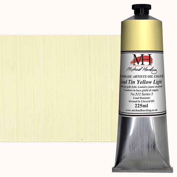 Michael Harding Oil Color - Lead Tin Yellow Light, 225ml Tube | Jerry's ...