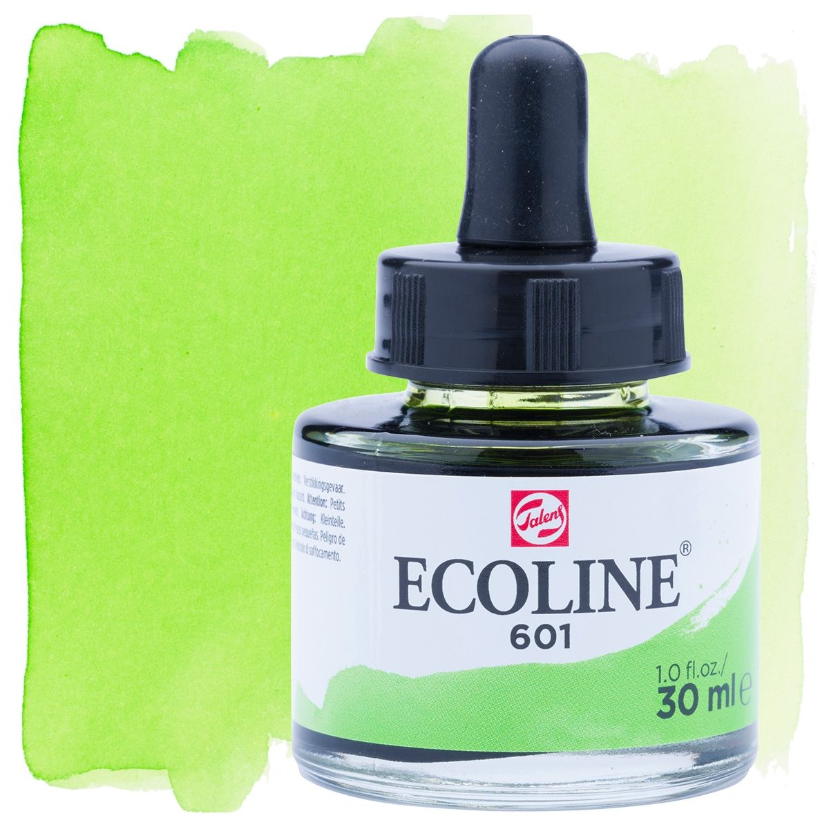 Ecoline Liquid Watercolor, Light Green 30ml Pipette Jar | Jerry's Artarama