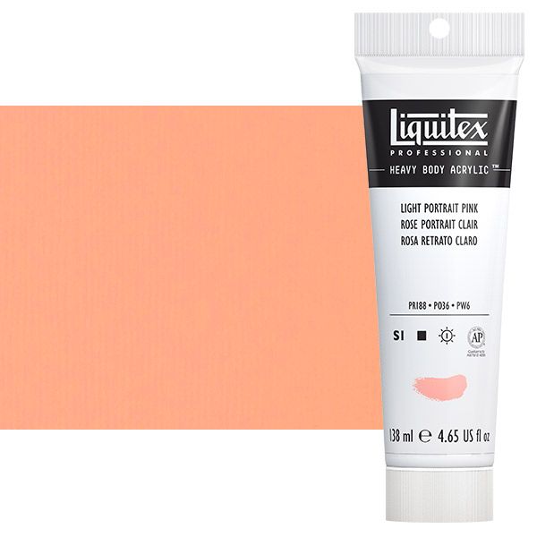 Liquitex Heavy Body Acrylic - Light Portrait Pink, 4.65oz Tube | Jerry ...