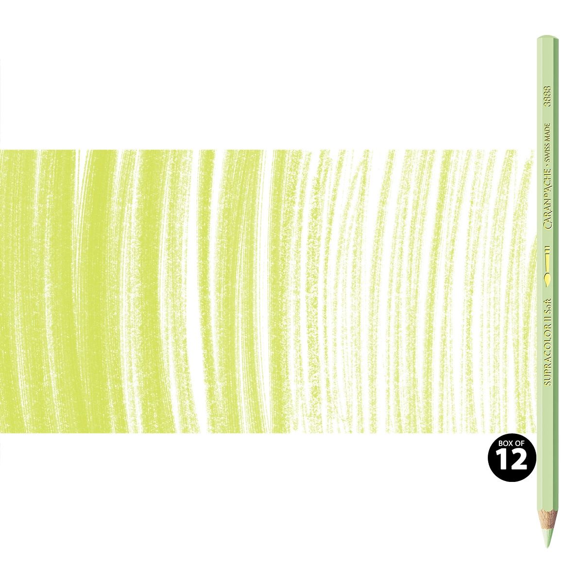 Caran d'Ache Supracolor II Watercolor Pencil No. 231 Lime Green (Box of ...