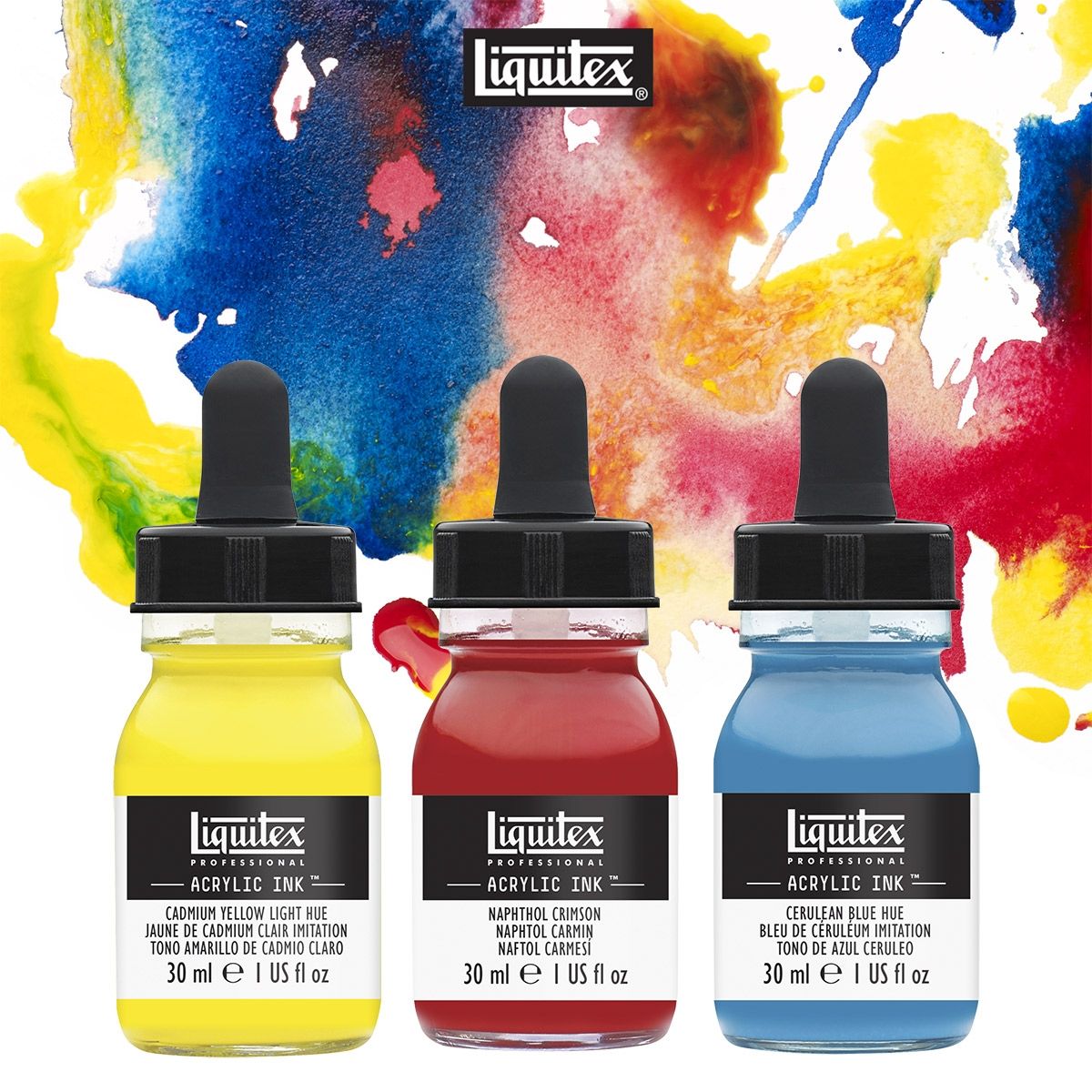 Liquitex Professional Acrylic Ink Essential (Set of 6) | Jerry's Artarama