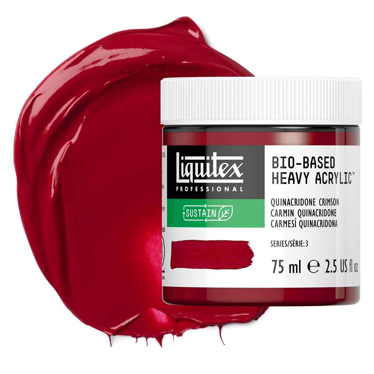 Liquitex Bio-Based Heavy Acrylic - Quinacridone Crimson, 75ml Jar ...