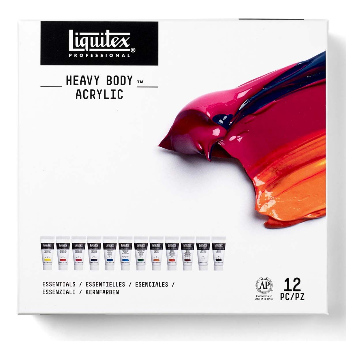 Liquitex Heavy Body Acrylic Essentials Set of 12, 22ml Tubes | Jerry's Artarama