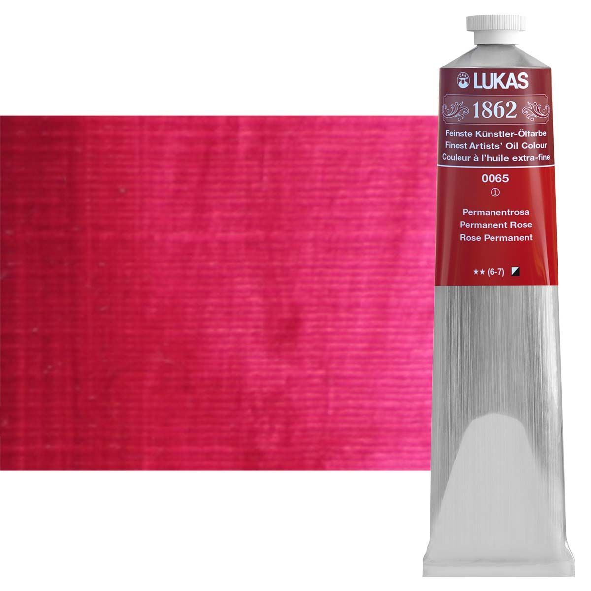 LUKAS 1862 Oil Color - Permanent Rose, 200ml | Jerry's Artarama