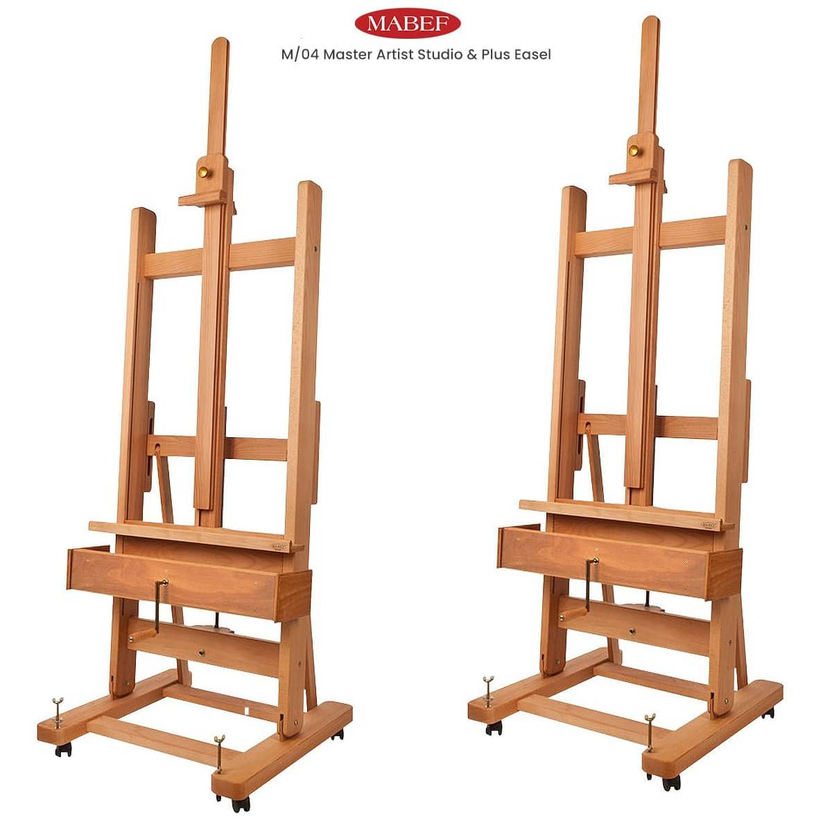 Mabef M/04 Master Artist Studio Easels w/ Crank | Jerry's Artarama