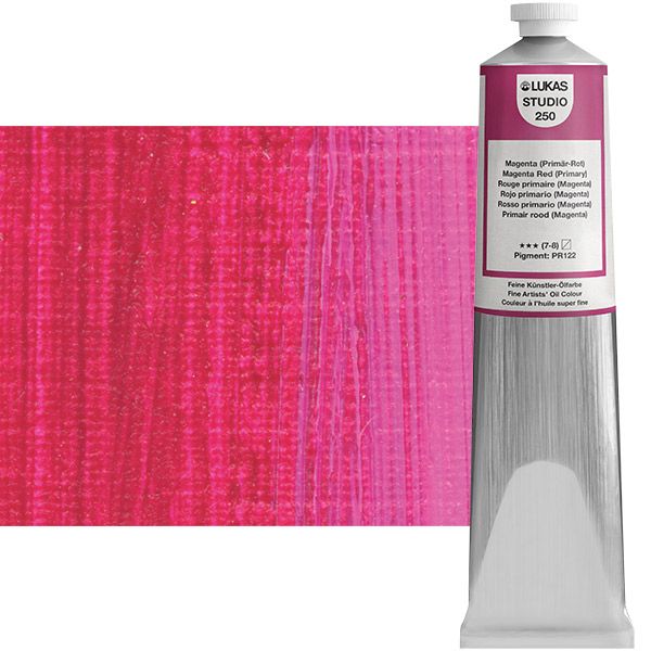 LUKAS Studio Oil Color - Magenta (Primary), 200ml tube | Jerry's Artarama