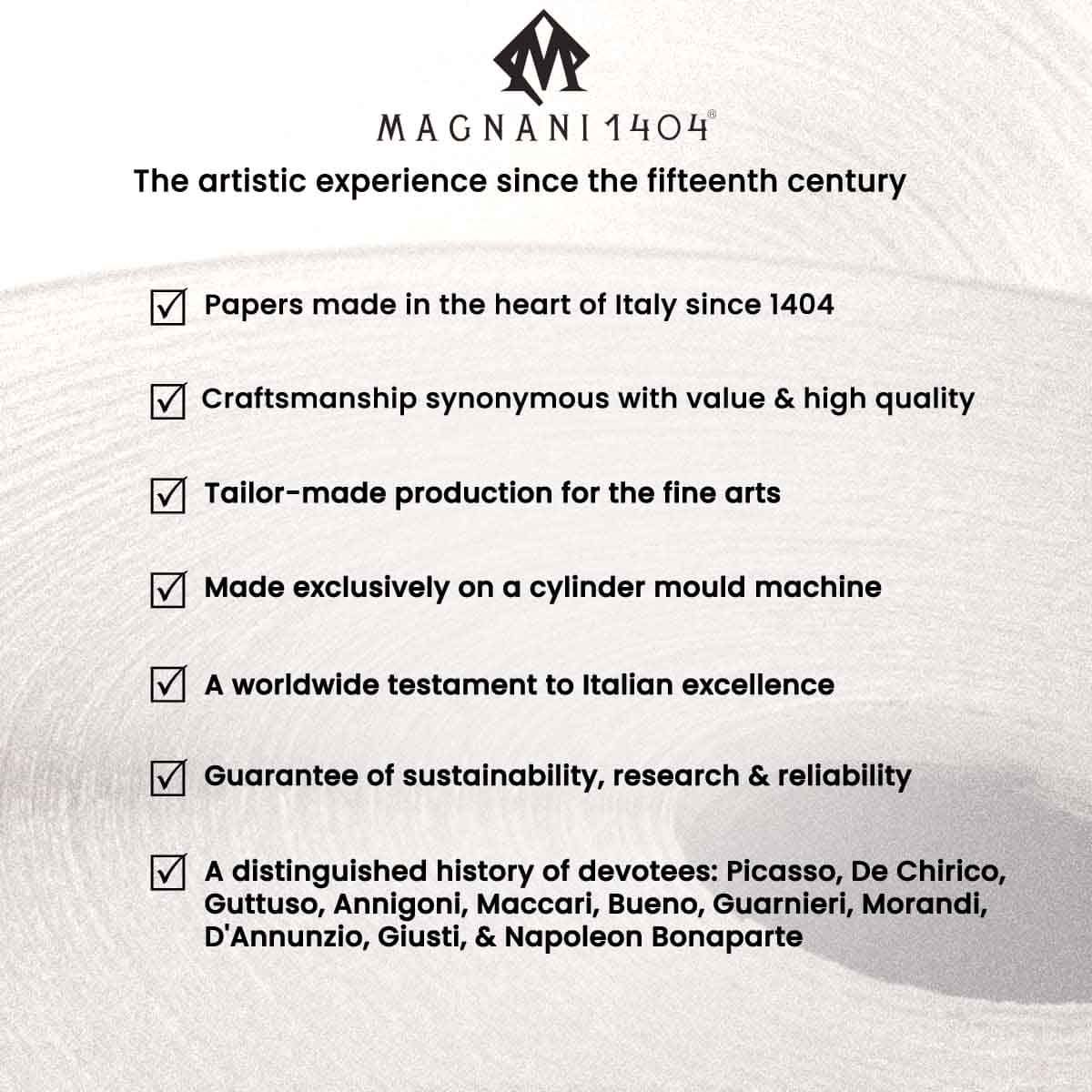 Magnani 1404 Pescia Printmaking Paper 140lb - Grey, 22" x 29.9" (Pack ...