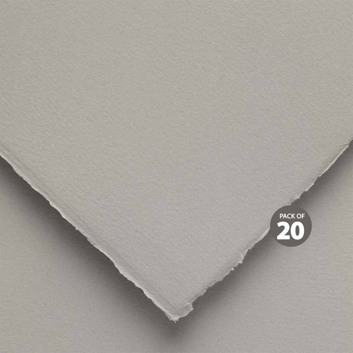 Magnani 1404 Pescia Printmaking Paper 140lb - Grey, 22" x 29.9" (Pack ...