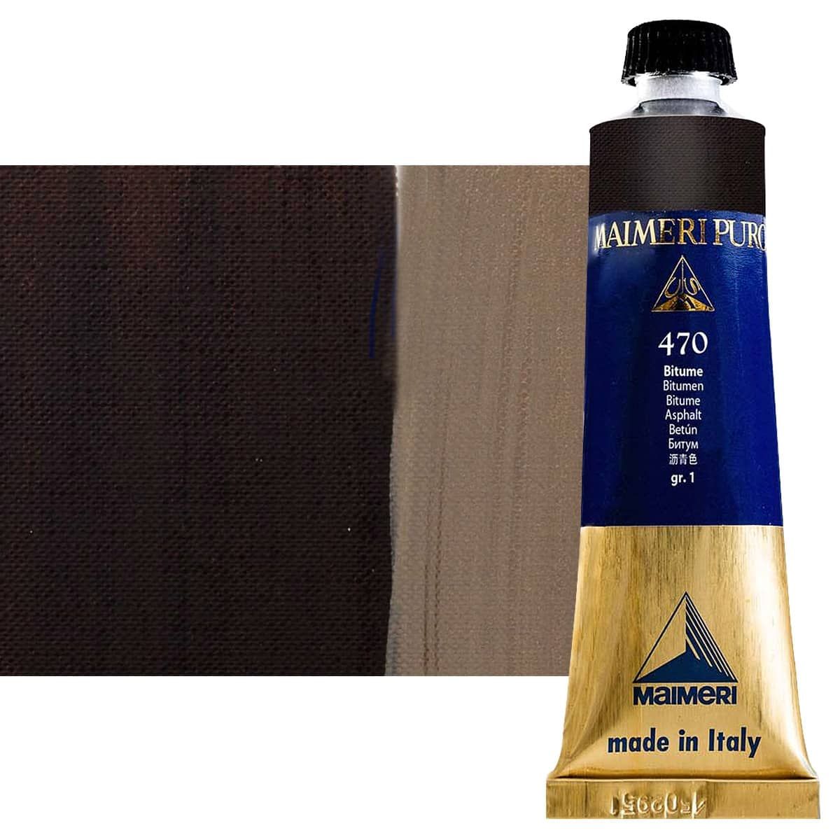 Bitumen 40ml Maimeri Puro Oil Color | Jerry's Artarama
