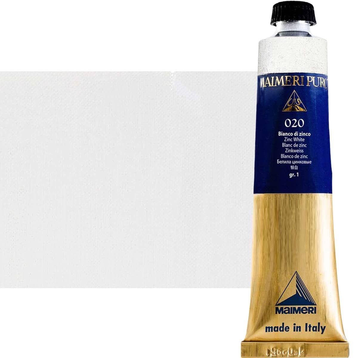 Zinc White 80ml Maimeri Puro Oil Color | Jerry's Artarama