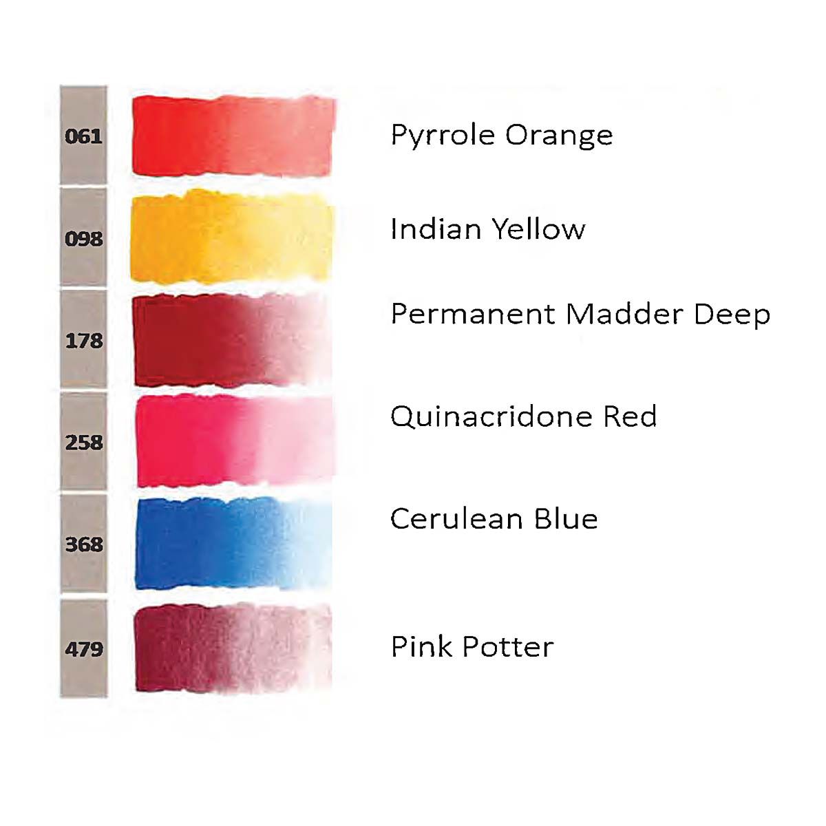 MaimeriBlu Watercolor Venice Set of 6, 12ml Tubes | Jerry's Artarama