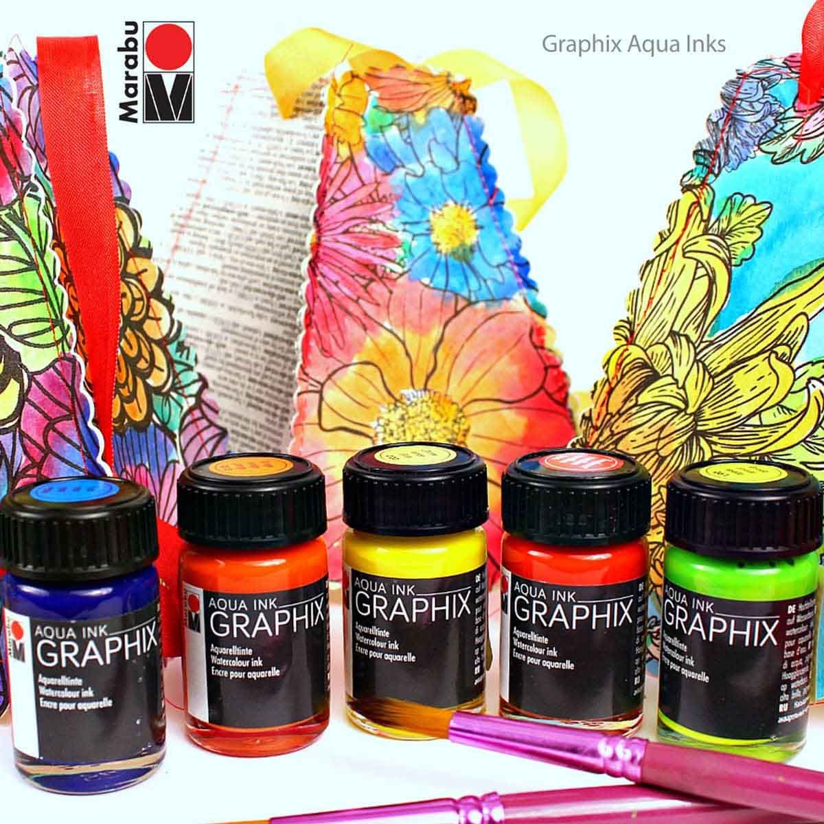 Marabu Graphix Aqua Inks | Jerry's Artarama