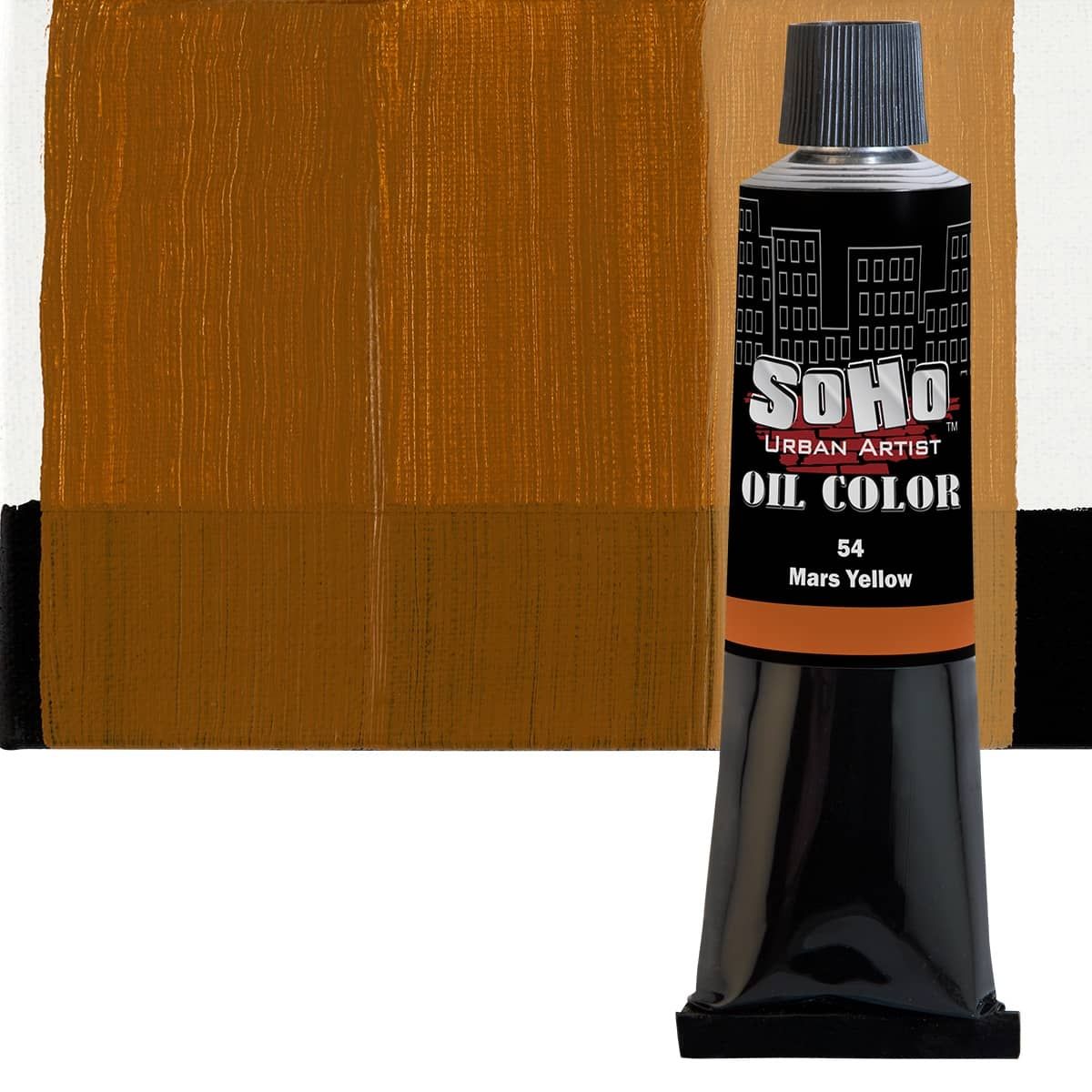 Soho Artist Oil Color Mars Yellow, 170ml Tube | Jerry's Artarama