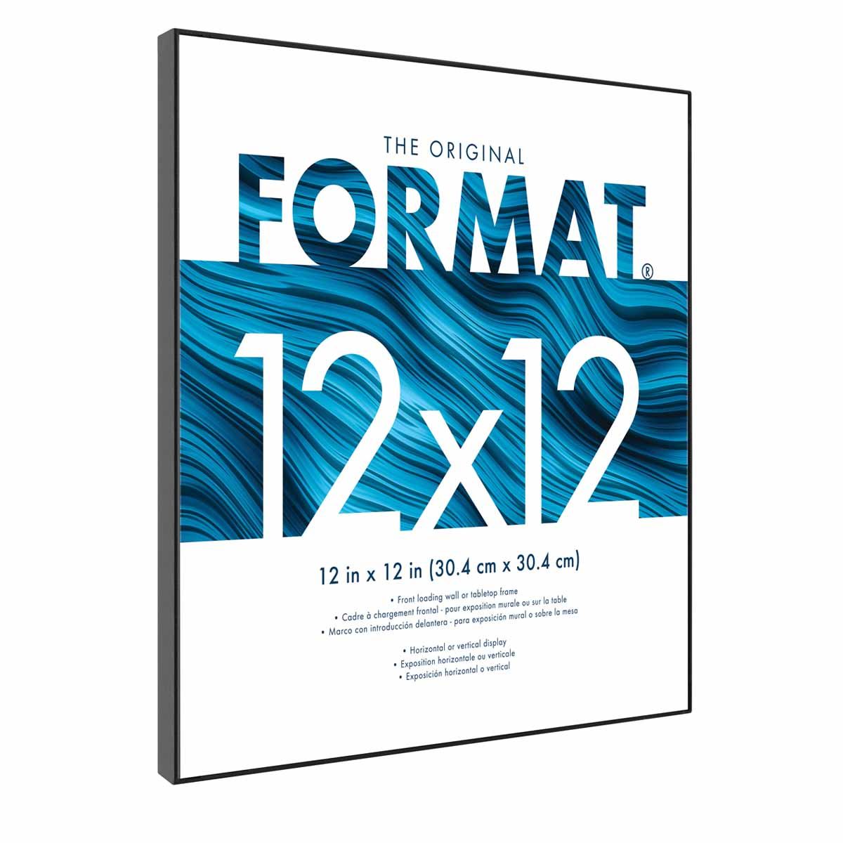 MCS Format Frame - Black, 12" x 12" (Box of 6) | Jerry's Artarama