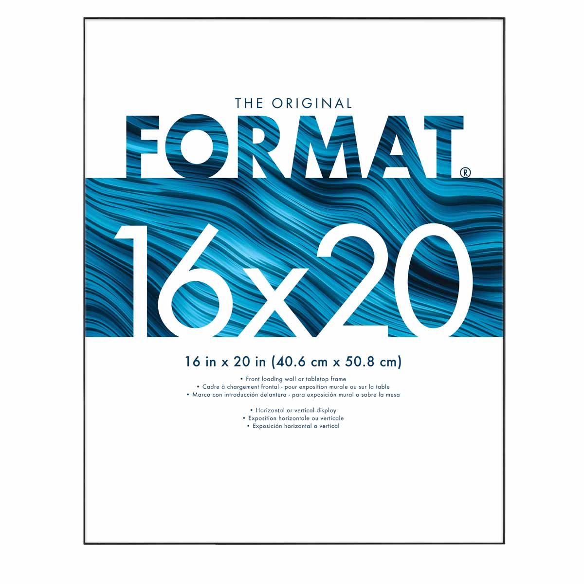 MCS Format Frame - Black, 16" x 20" | Jerry's Artarama