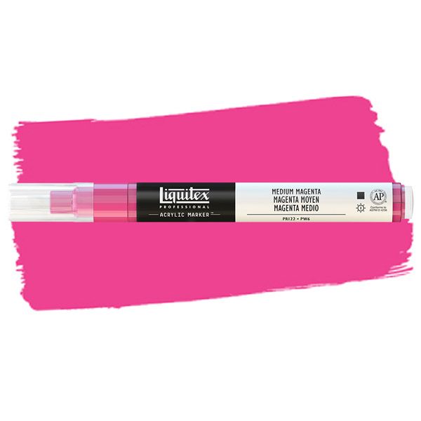 Liquitex Professional Paint Marker Fine (2mm) - Medium Magenta | Jerry ...