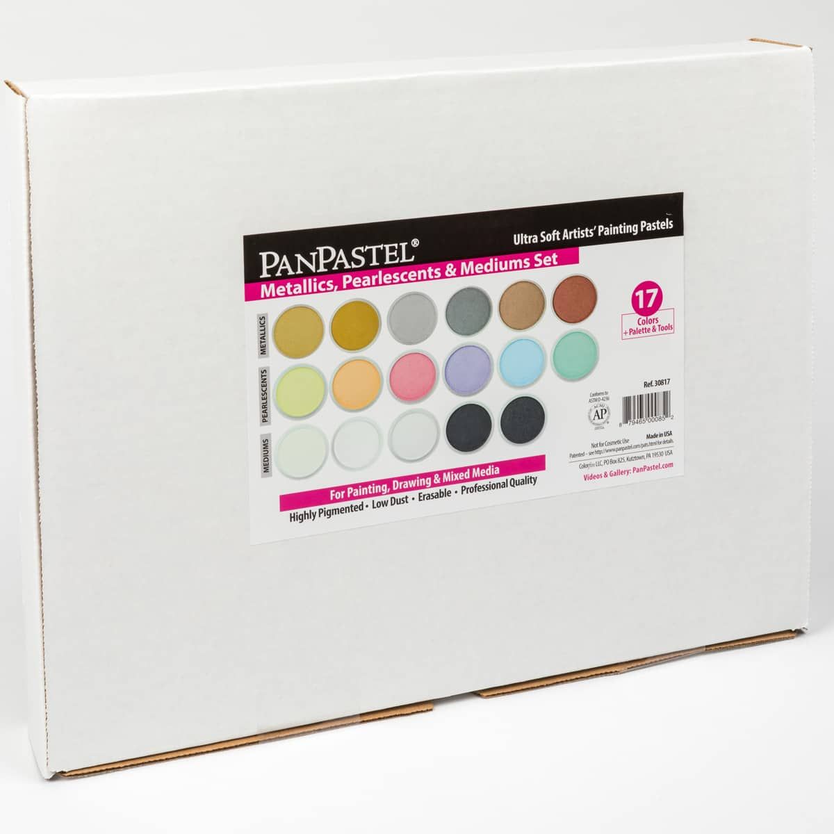 PanPastel™ Metallics, Pearlescents, & Mediums Set | Jerry's Artarama