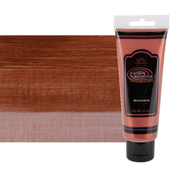 Creative Inspirations Acrylic Metallic Colors Set of 4, 120ml Tubes ...