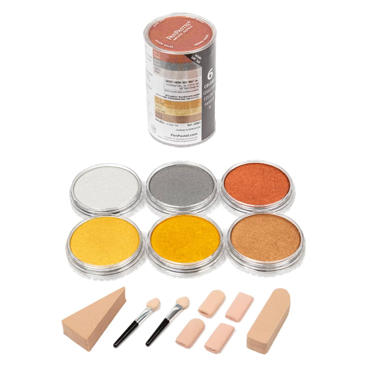 PanPastel™ Artists' Pastels - Metallics, Set of 6 | Jerry's Artarama
