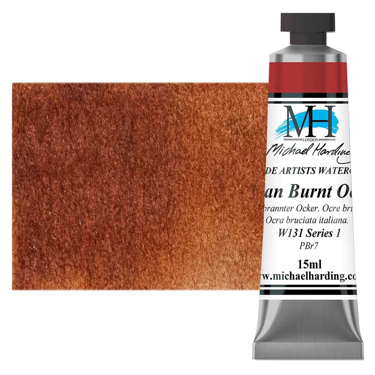 Michael Harding Watercolor - Italian Burnt Ochre, 15ml Tube | Jerry's ...