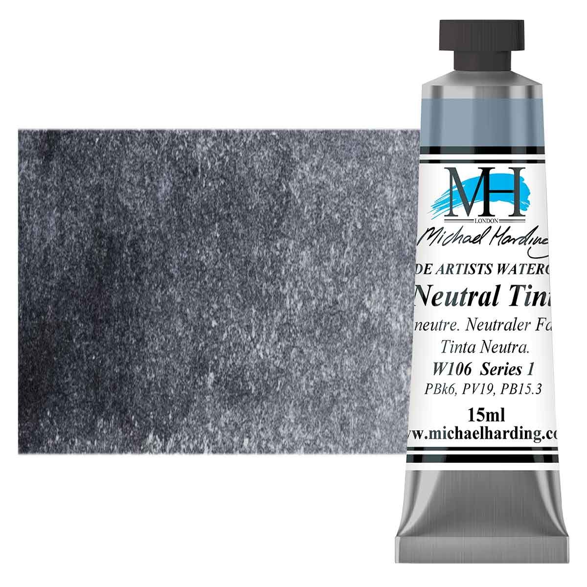 Michael Harding Watercolor - Neutral Tint, 15ml Tube | Jerry's Artarama