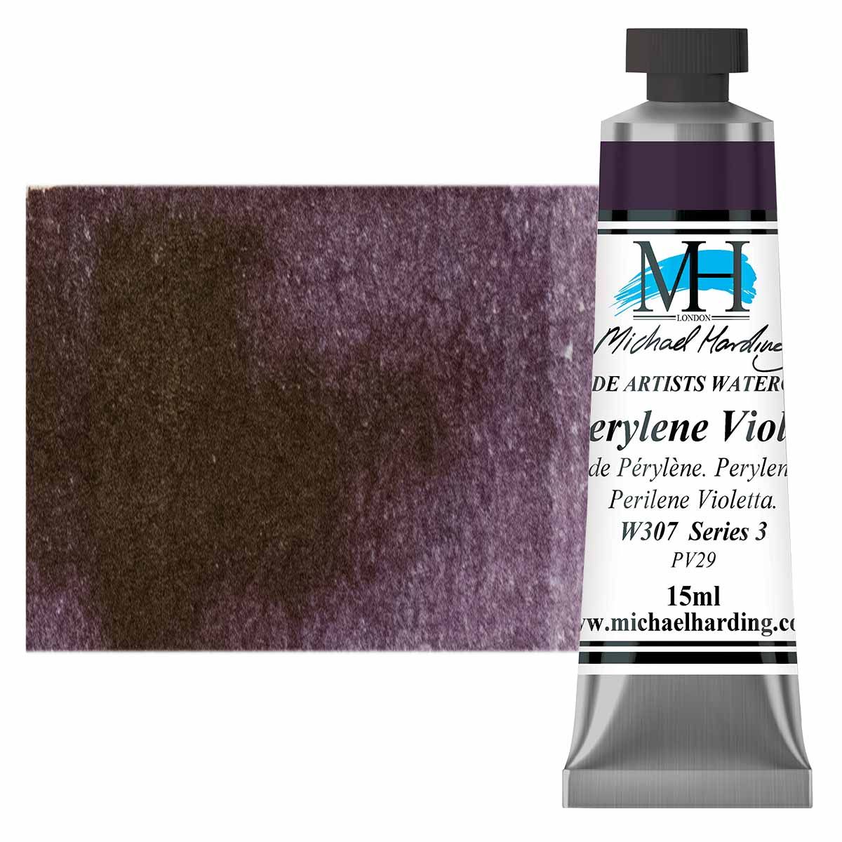 Michael Harding Watercolor - Perylene Violet, 15ml Tube | Jerry's Artarama