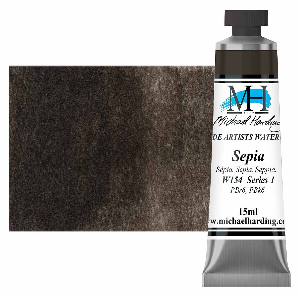 Michael Harding Watercolor - Sepia, 15ml Tube | Jerry's Artarama