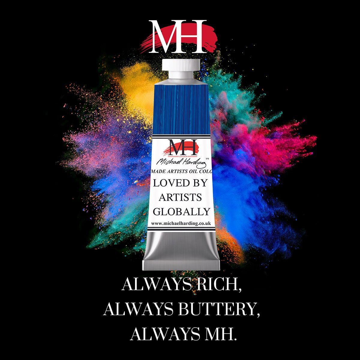 Michael Harding Oil Color - Old Master Oils Set of 6, 40ml Tubes ...